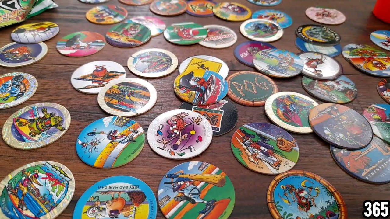 Stacking Pogs! Do you remember these? - YouTube