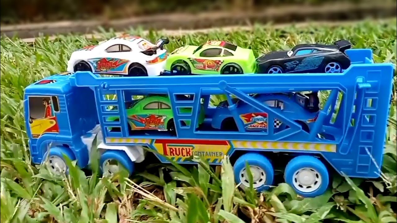 Mainan Truk Pengangkut Mobil | Mainan Mobil Mobilan - YouTube