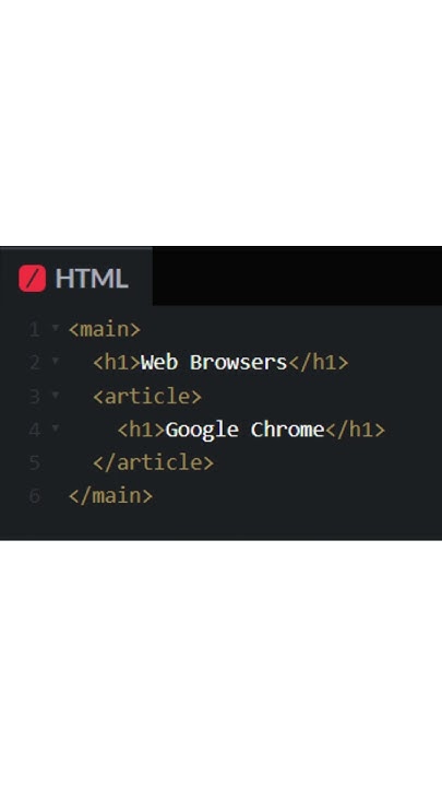main tag | HTML | webdevelopment | theelitecode | #shorts - YouTube