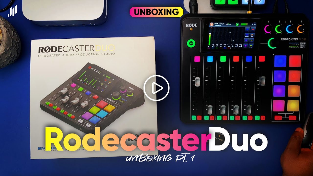 Rodecaster Duo Unboxing Pt. 1 #rodecasterduo #rodecasterpro2 #streamerx ...