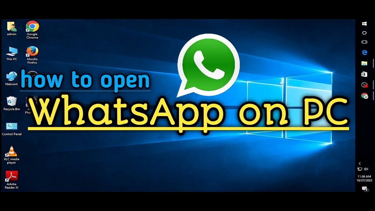 how to open whatsapp in pc | how to open whatsapp in pc windows 10 | ig ...