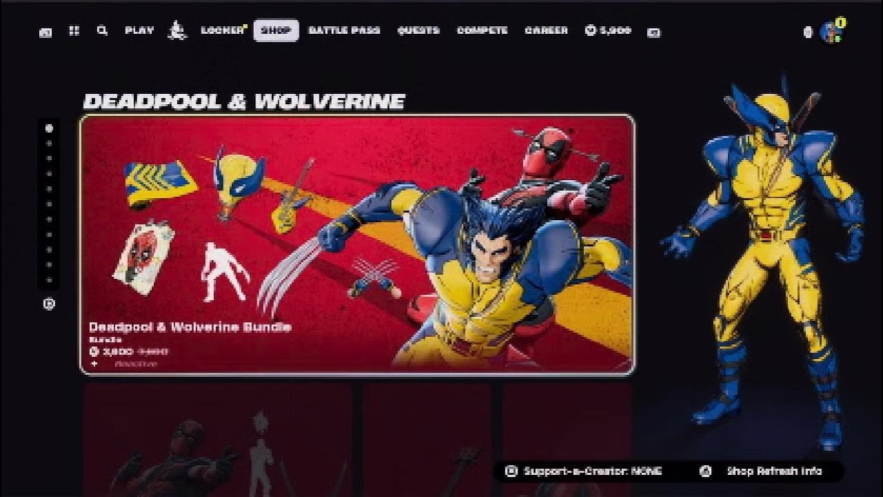 ‘NEW’ DEADPOOL & WOLVERINE BUNDLE in the Fortnite Item Shop NOW!! # ...