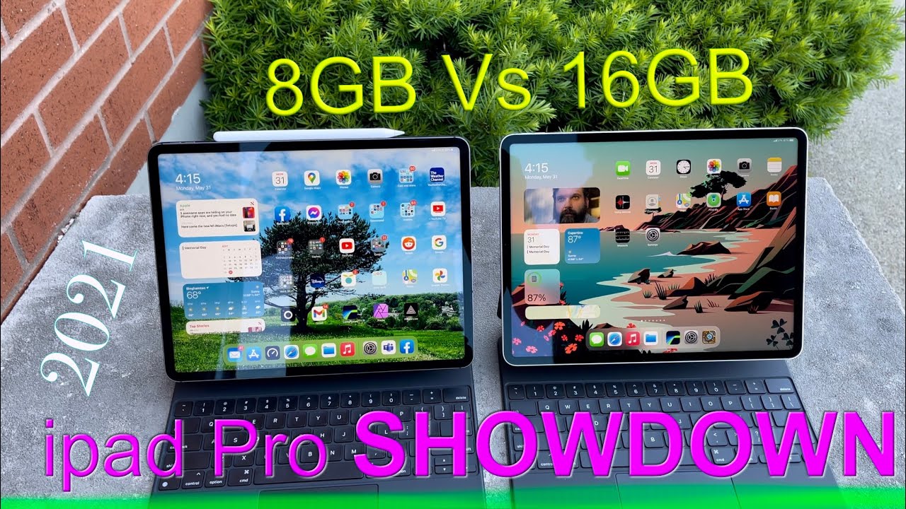 2021 iPad Pro - 8GB Vs 16GB of Ram - YouTube