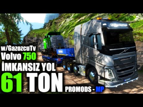 61 TON İLE İMKANSIZ YOKUŞ | PROMODS - TruckersMp - @imdatTV