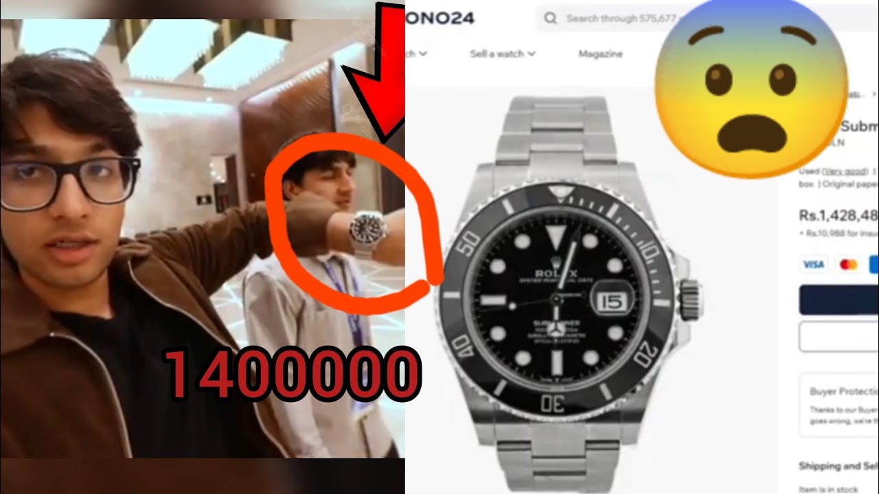 rolex watch in sourav Joshi hand @souravjvlogs @sahiljoshivlogs7376 ...
