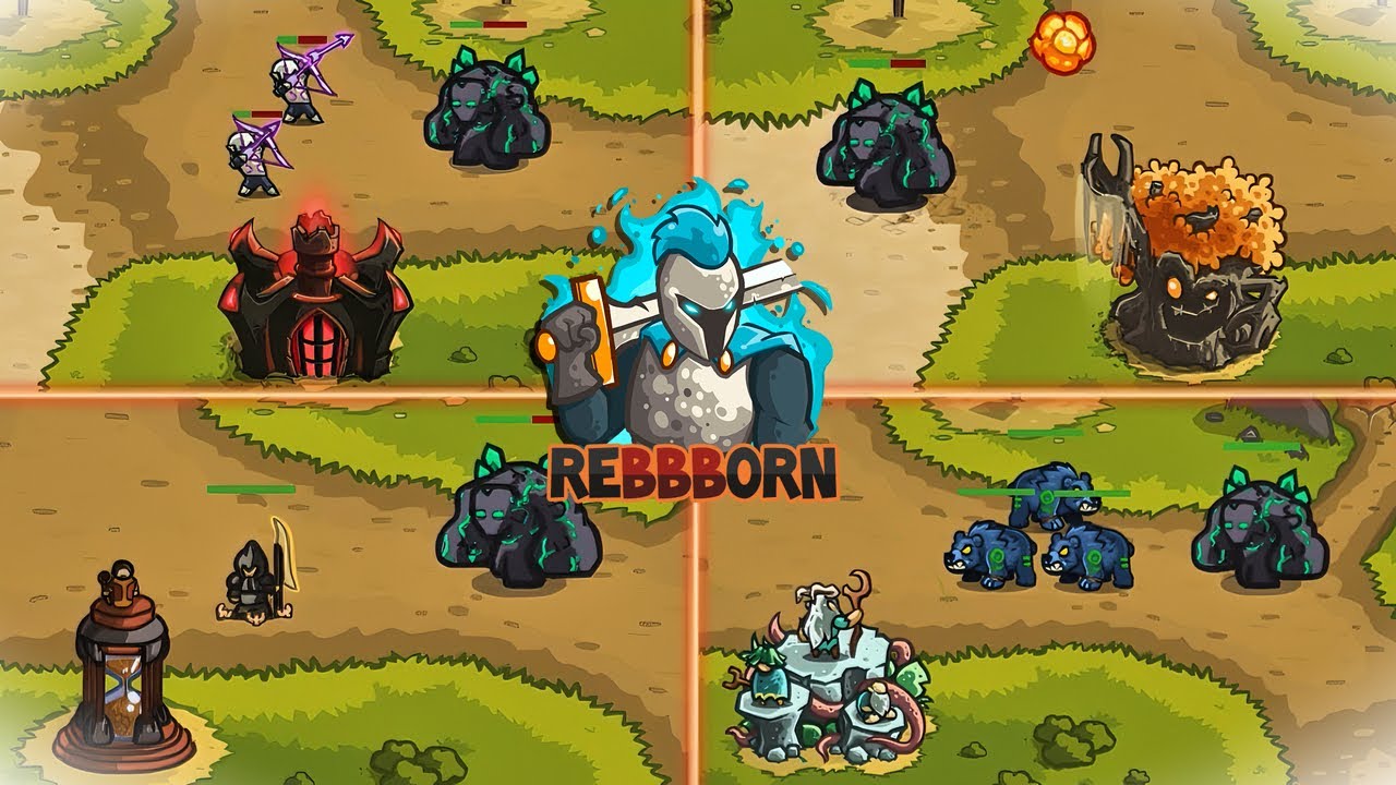 What tower can defeat the Cursed Golem？ Kingdom Rush ReBBBorn Mod 王國保衛戰：重生模組 什麼防禦塔能打敗詛咒魔像呢 ...