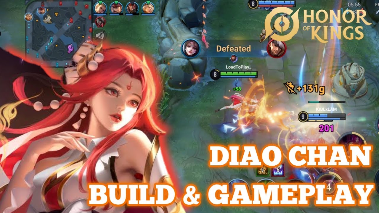 I played the biggest mobile game in china - Honor of kings - Diao chan ...