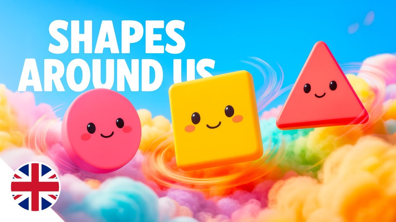 Shapes Around Us Song for Kids | Learn Shapes with Fun Music | Circle ...