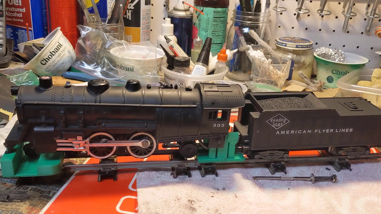 American Flyer 303 Locomotive Bench Test - YouTube