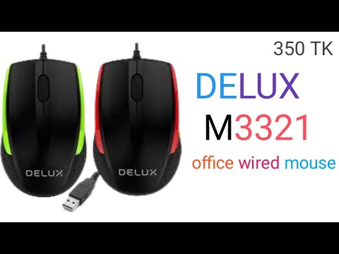 DELUX M321 MOUSE UNBOXING. - YouTube