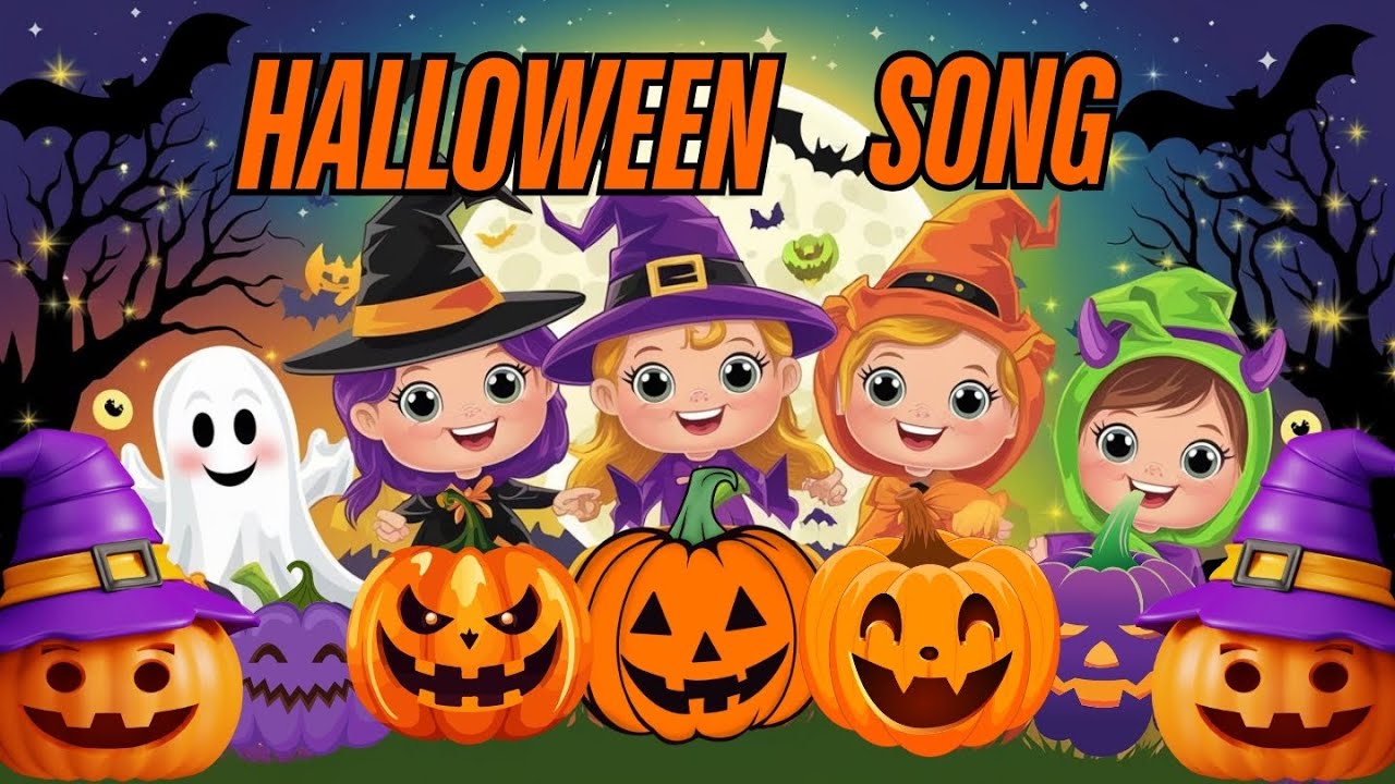 Halloween Song For Kids | Action Songs For Kids | Sing-Along Songs ...