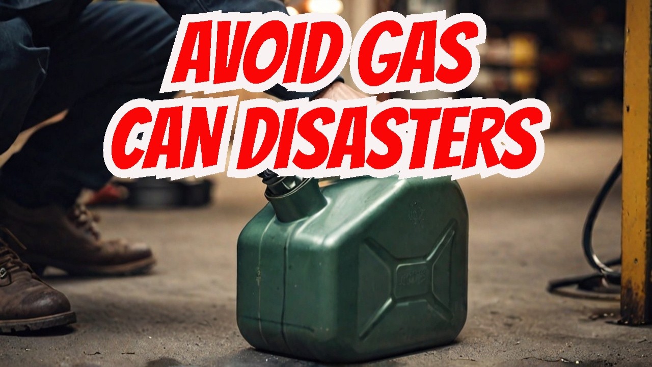 WATCH OUT! Bad gas cans can cause a TERRIBLE ACCIDENT! - YouTube