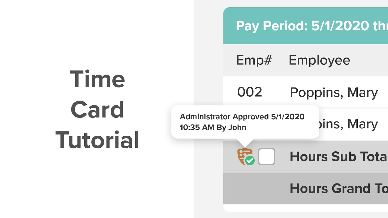 Time Card Tutorial with OnTheClock - YouTube