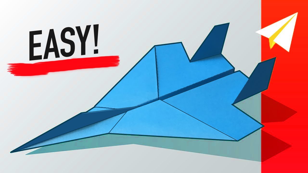 How To Make Paper Airplane beautifully and not fall off - YouTube