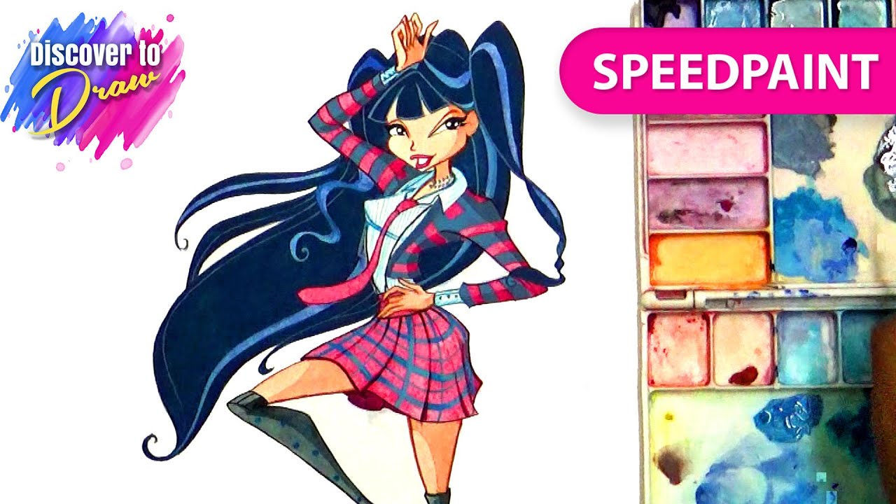 How to draw Musa Winx Club Season 6 Outfit | Speedpainting - YouTube