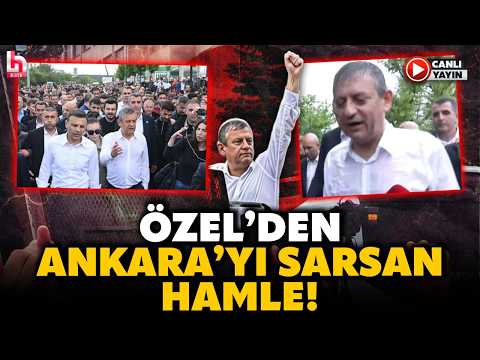 Özgür Özel'in Meclis'e Tarihi Yürüyüşü Devam Ediyor! Ankara'da Akıllardan Çıkmayacak Manzara!