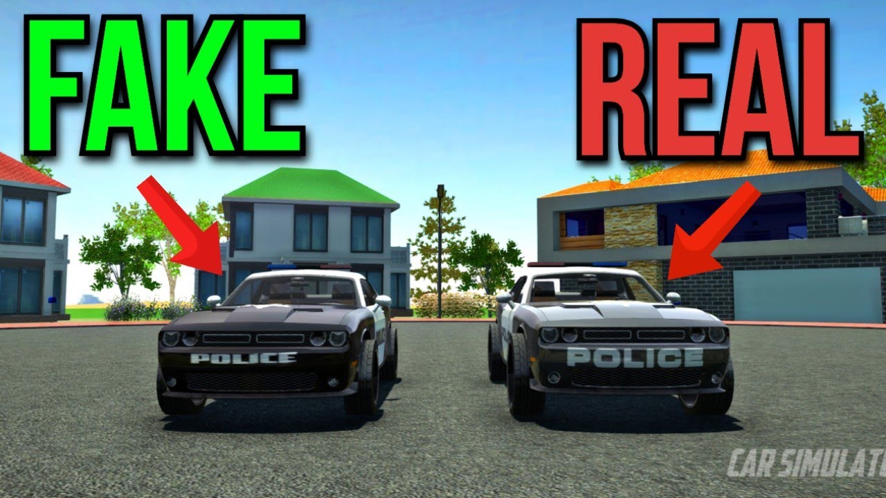 Difference between Fake and Real Cop Car - YouTube