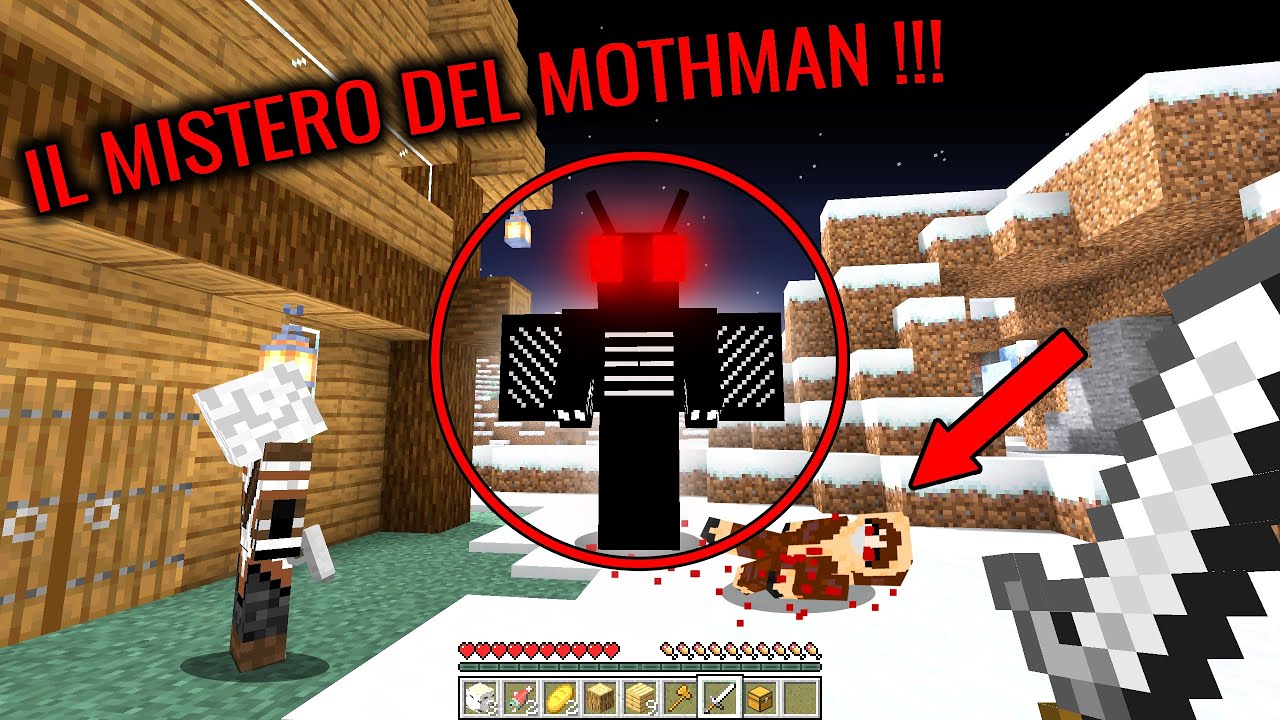 IL MISTERO DEL MOTHMAN !!! (CREEPY) - MINECRAFT ITA - YouTube