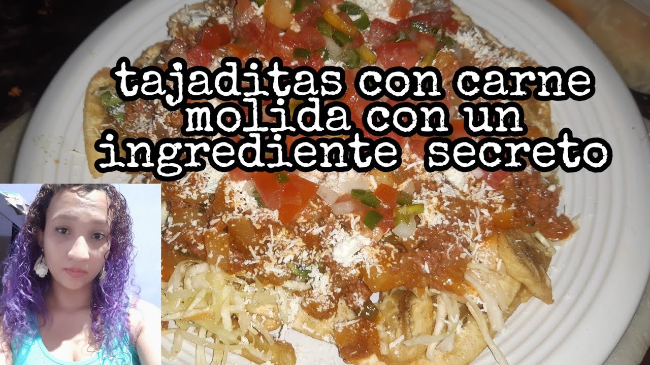 Tajaditas de carne molida con mi ingrediente secreto-mira todo el video ...