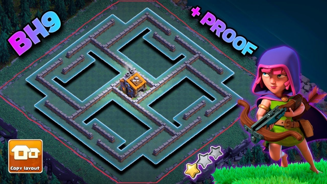 New BH9 Base Layout 2022 With Replay | New Best Builder Base 9 With ...