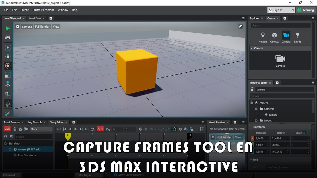 Renderizar secuencia de imàgenes con 3ds Max Interactive - YouTube