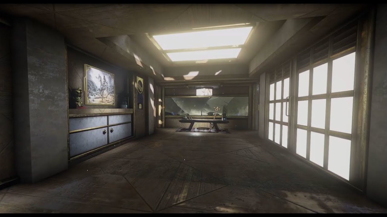 WARFRAME Spaceship Decoration Showcase___Japanese-style room - YouTube