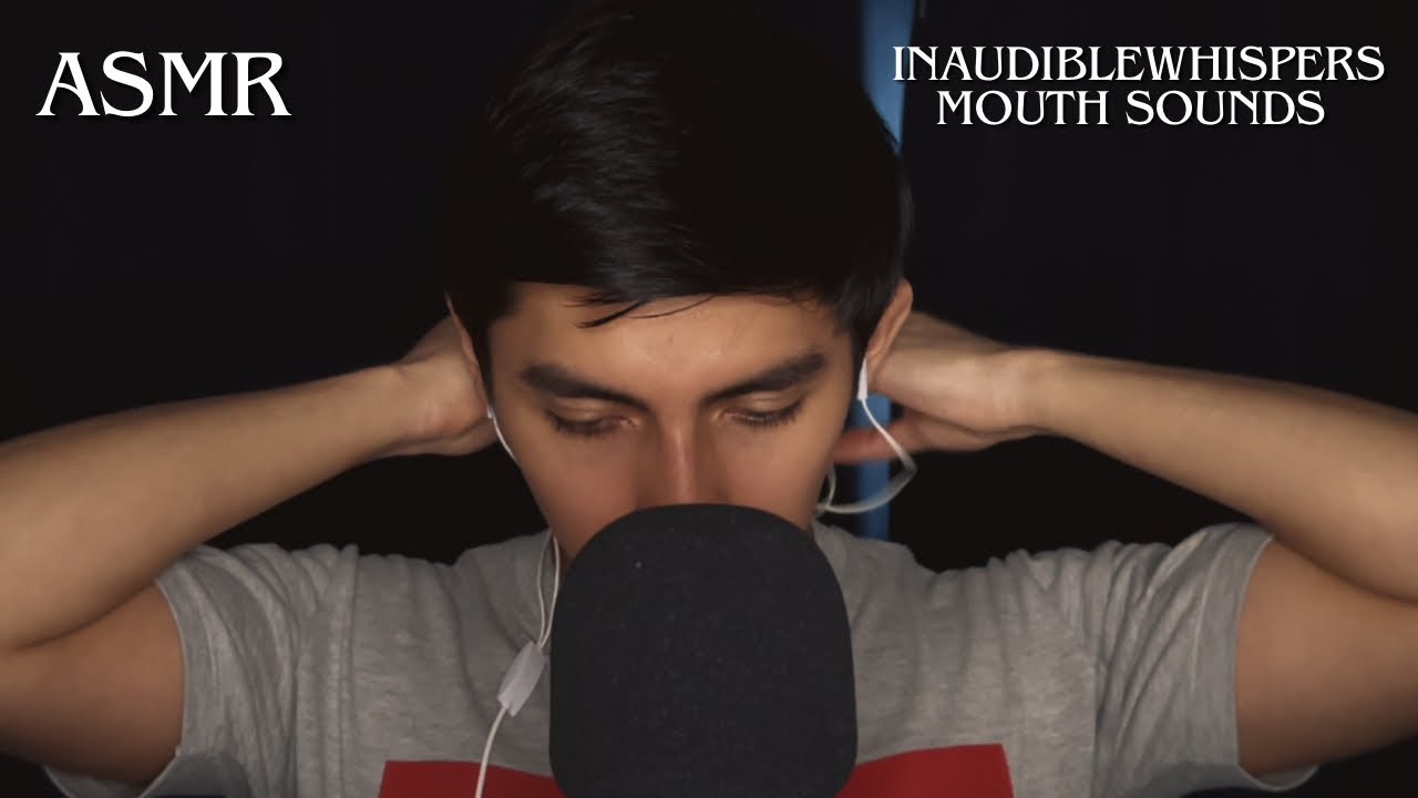 ASMR | Mouth Sounds and Inaudible Whispers (soft whispers, hand ...