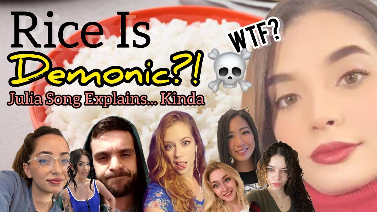 Rice Is DEMONIC! Julia Song Explains to SimpCast, Andy Warski, Melonie ...