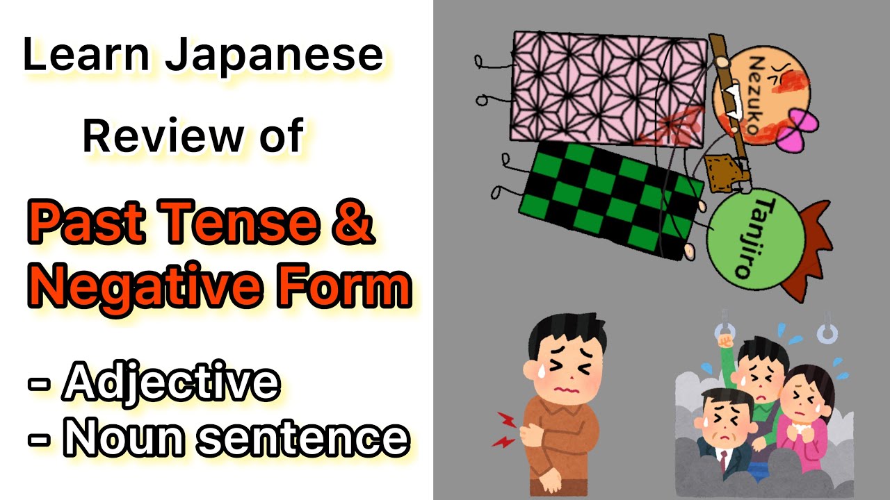 G58 Learn Japanese | Past Tense & Negative Form of Adjective & Noun ...
