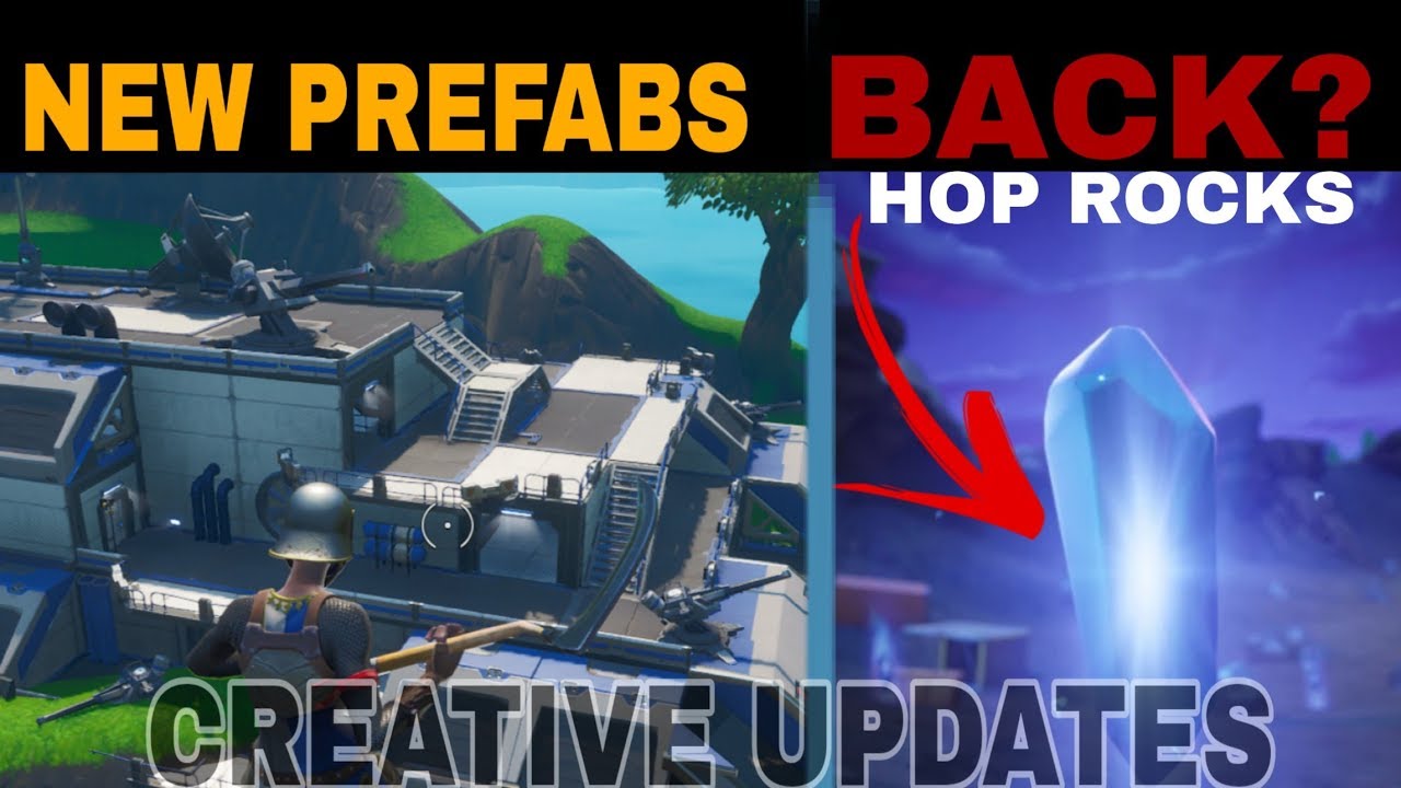Hop Rocks are back? | Fortnite Creative Update - YouTube
