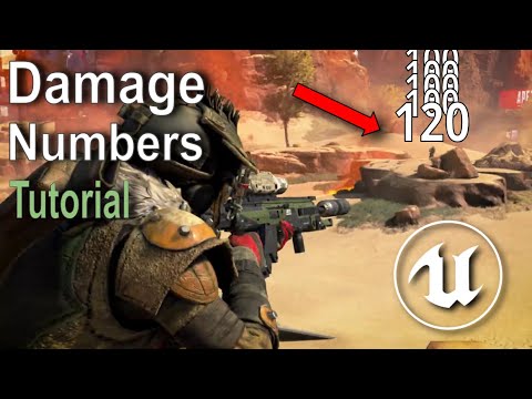 Unreal Engine - Damage Numbers Tutorial (1/4) - YouTube