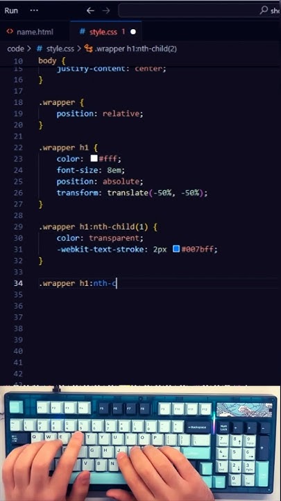 Floating Text animation | HTML & CSS - YouTube