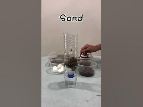 DIY water filter experiment - YouTube
