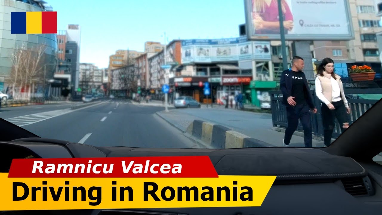 🔴 Romania • Ramnicu Valcea【Full HD】• Driving in City Center • Dem ...