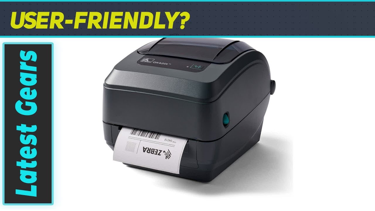 ZEBRA GK420t: Best Desktop Label Printer? - YouTube