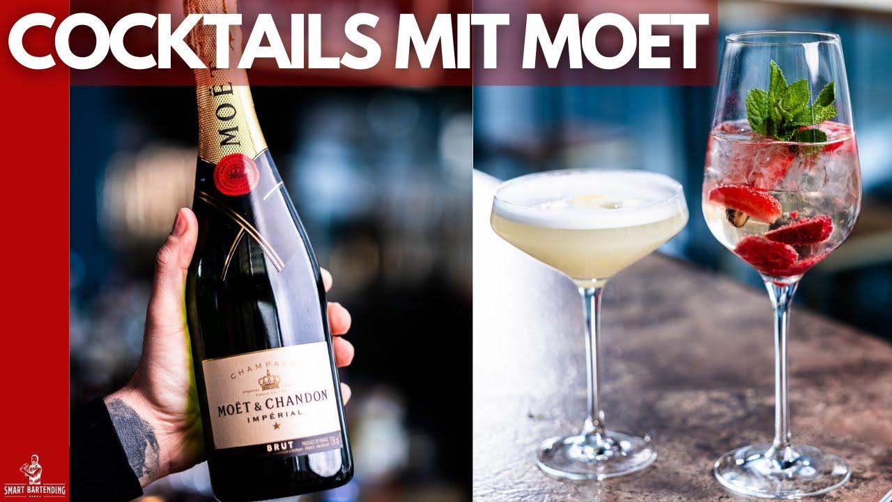 Cocktails mit MOET! 🍾 I Champagner Cocktails - YouTube