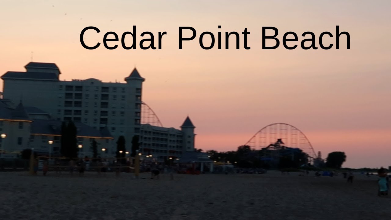 Cedar Point Beach Walk 2024 - YouTube