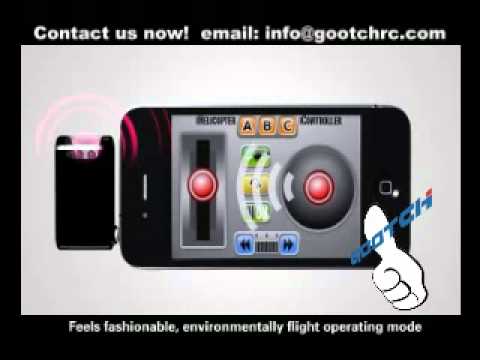the first Apple iPhone-controlled helicopter- i-helicopter - YouTube