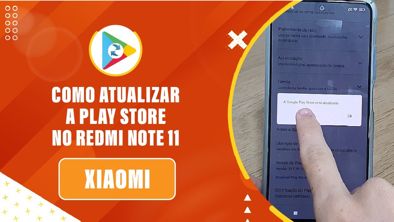 Como atualizar a Play Store no Redmi Note 11 - Passo a passo - YouTube