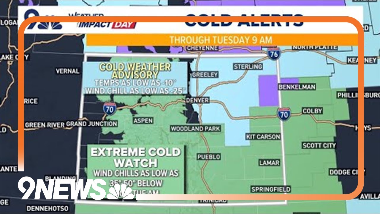 Arctic chill in Colorado: Freezing temperatures, more snow expected ...