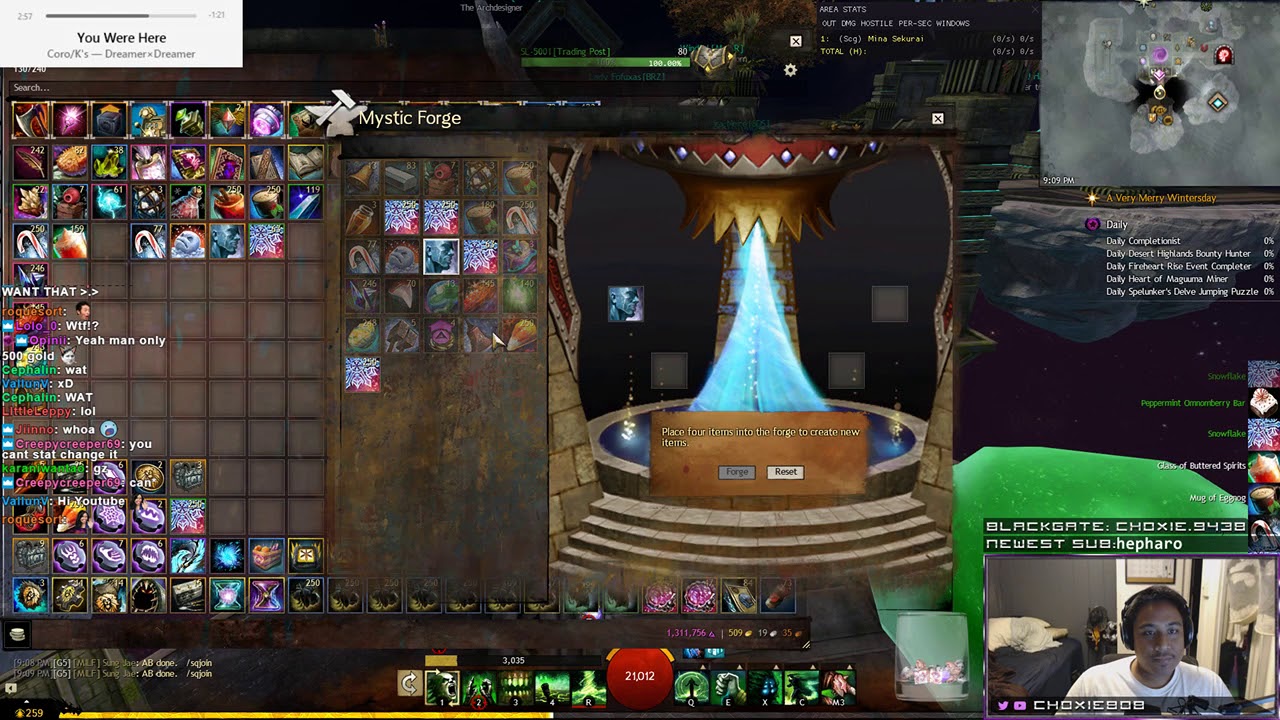 GW2 Choxie Loves RNG 27 - Snow Diamond Infusion! - YouTube