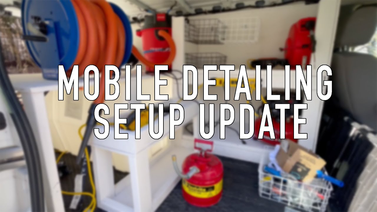 2023 Mobile Detailing Van Setup - YouTube
