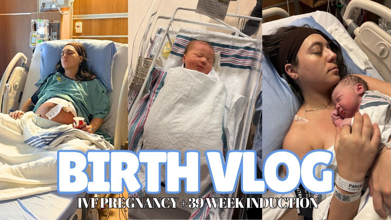 BIRTH VLOG *RAW* | induced labor and delivery of our first child, foley ...