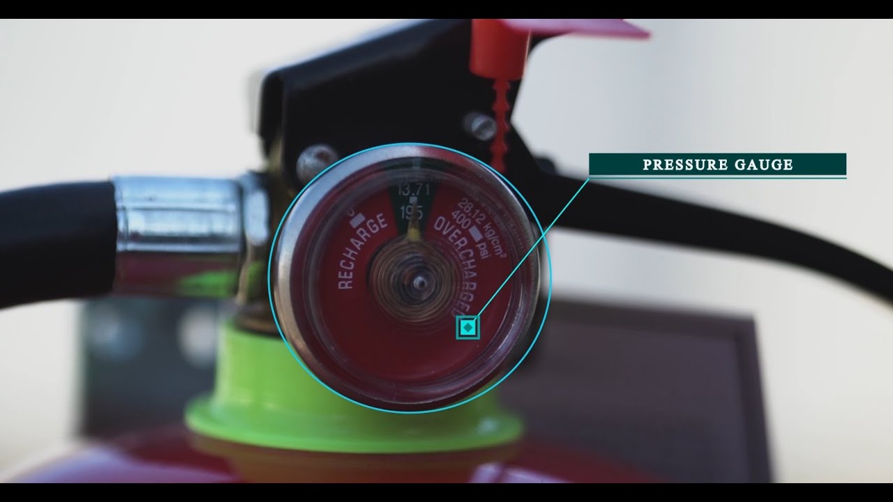 Parts of a fire extinguisher (and how to use) - YouTube