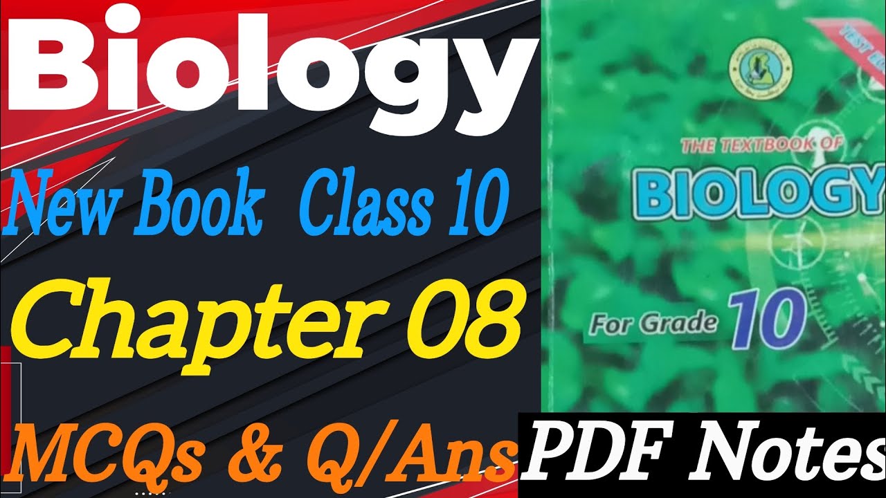 Biology New Book Class 10 Chapter 08 Biotechnology MCQs & Q/Ans PDF ...