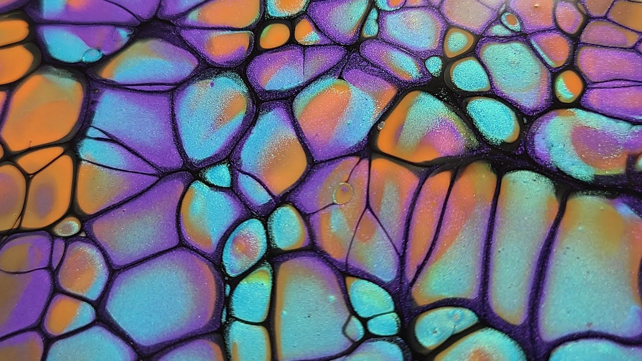 51. Gotta LOVE Swipes! Shelee Art Bloom Technique - Acrylic Pour ...