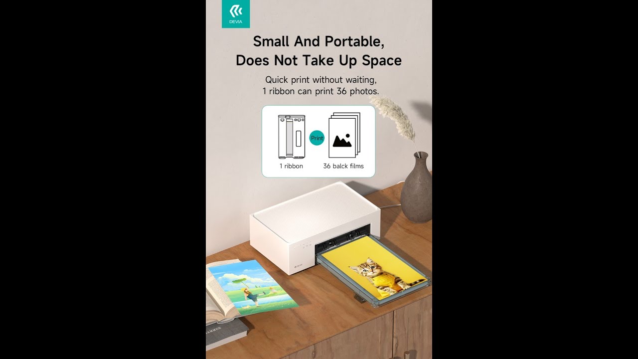Devia Mini Printer Stampante a sublimazione per plotter Devia - YouTube