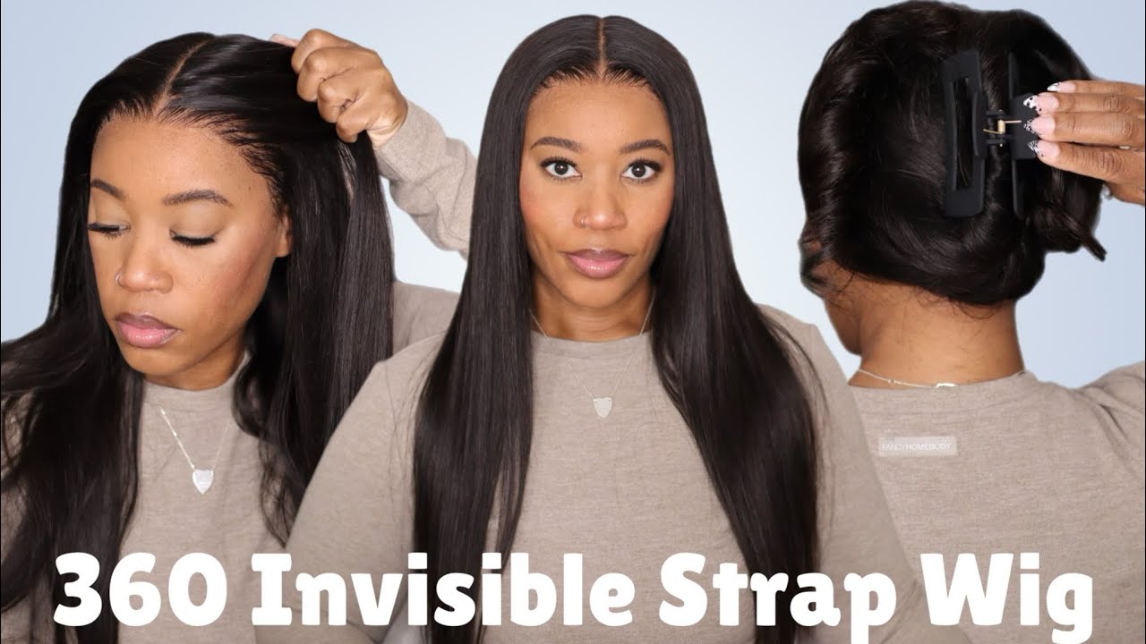 NICE & SLEEK| SKIN MELT FULL Lace INVISIBLE STRAP WIG | NO PLUCKING OR ...