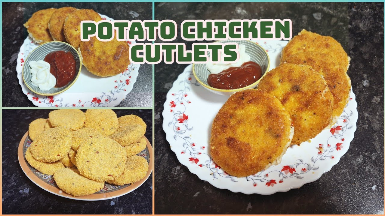 Potato Chicken Cutlets | Make and Freeze | Delicious Cutlets | Lunch ...