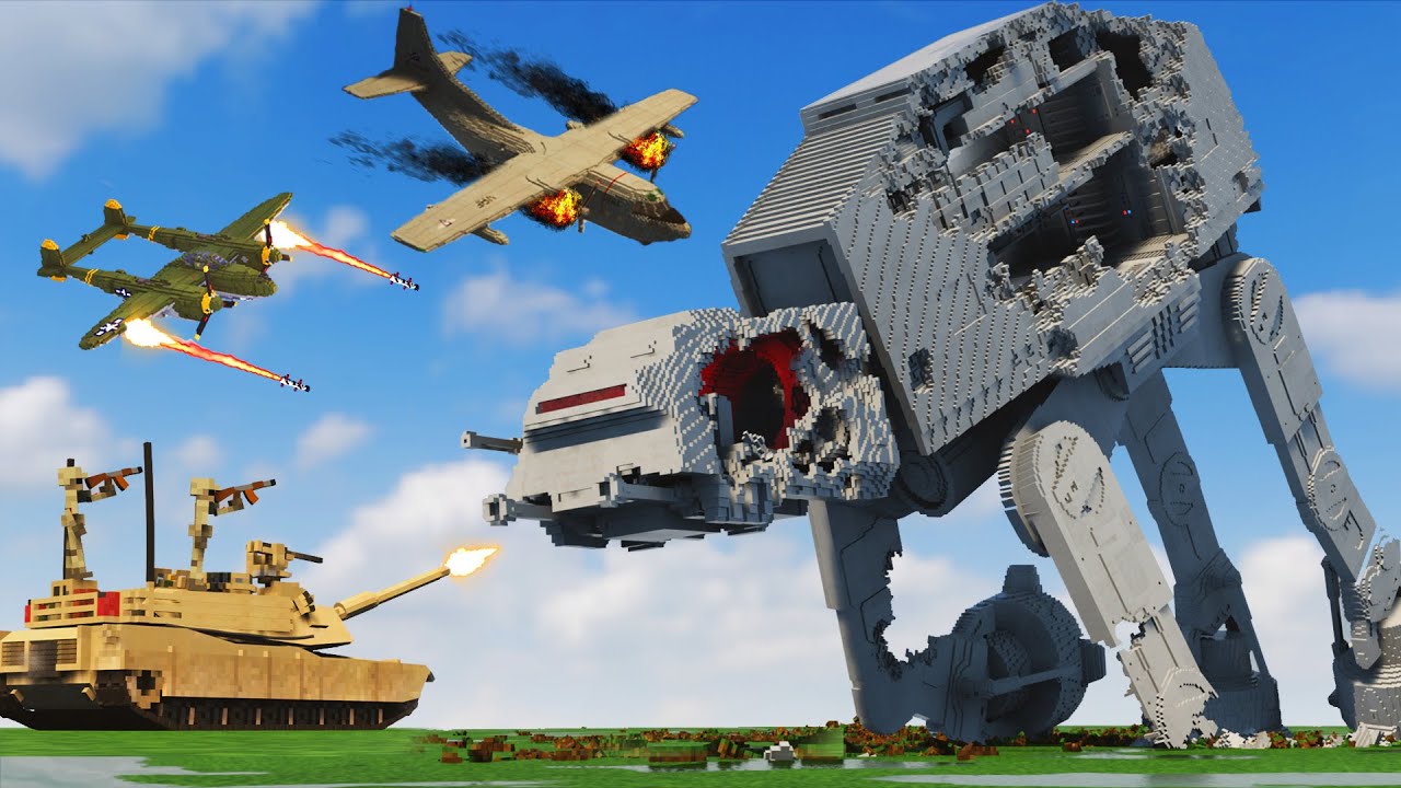 Realistic AT-AT Destruction 😱 Teardown - YouTube